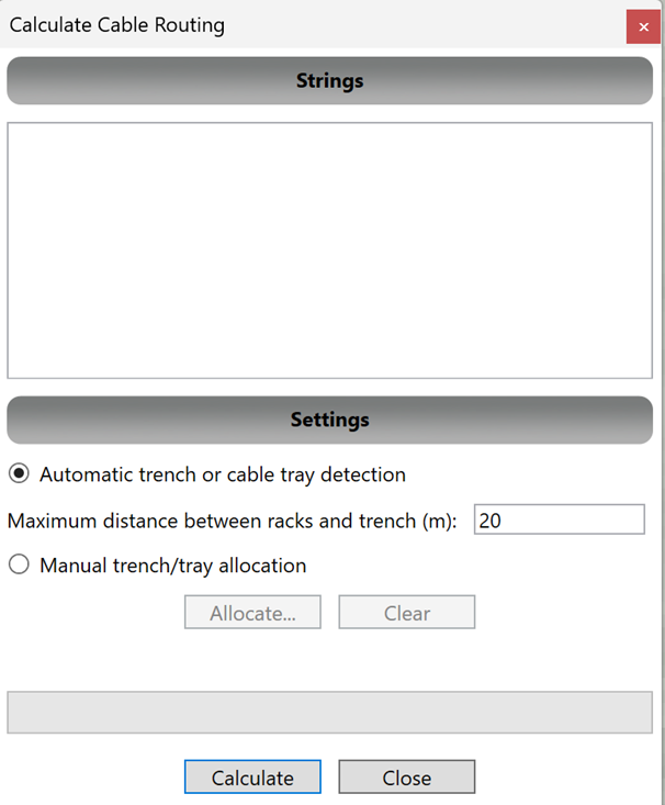 Cable routing ground mounted projects